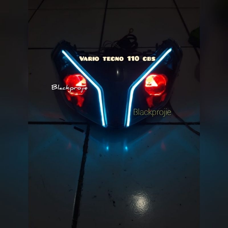 Jual REFLEKTOR VARIO 110 TECNO CBS PROJIE BI LED MATRIX VARIO LAMA ...