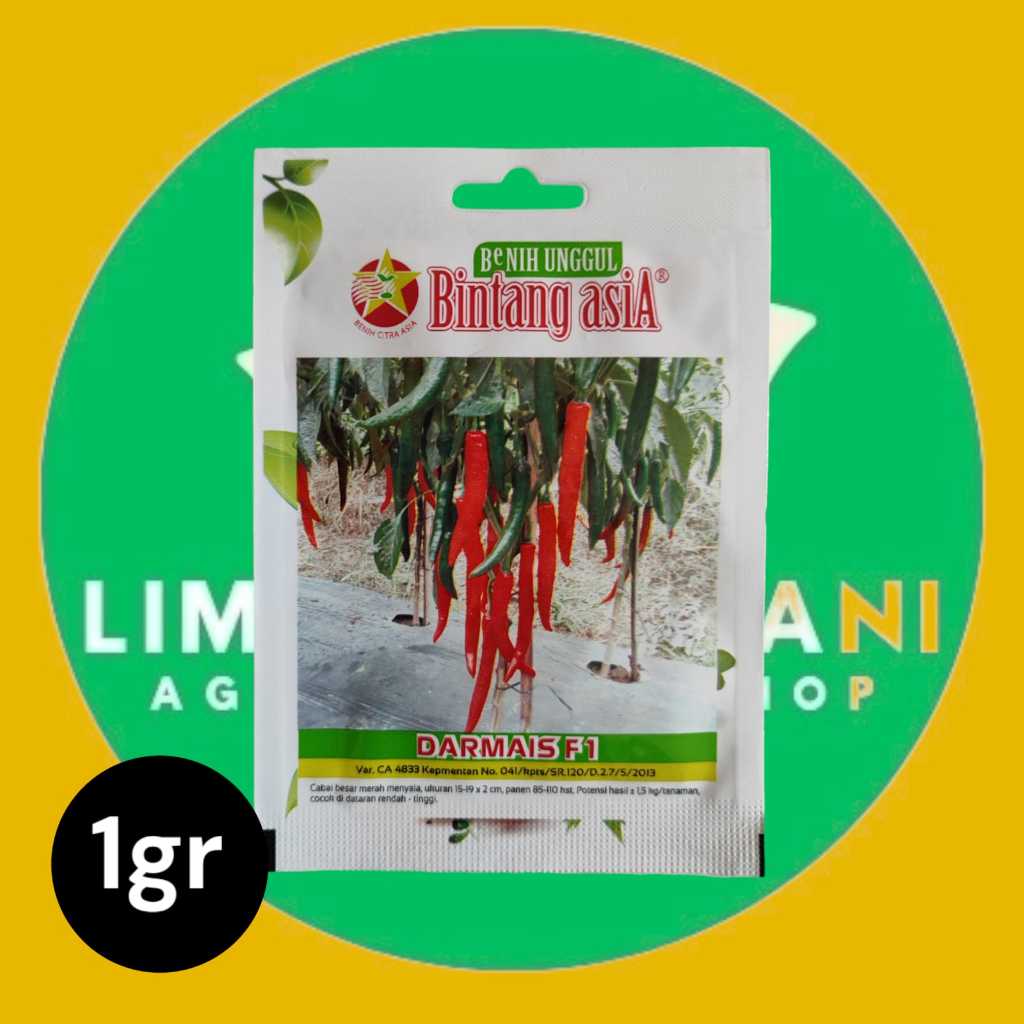 Jual CABE BESAR Merek Bintang Asia DARMAIS F1 (1 gram) 100% ORI ...