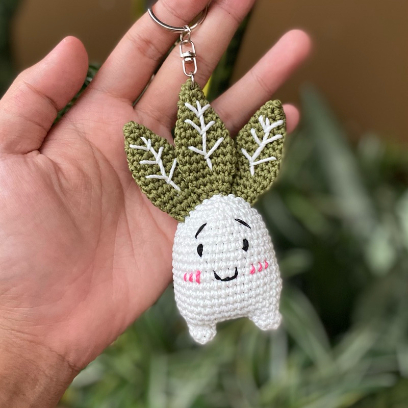 Jual Souvenir Gantungan Kunci Mandrake Rajut Mini Amigurumi Mandrake ...