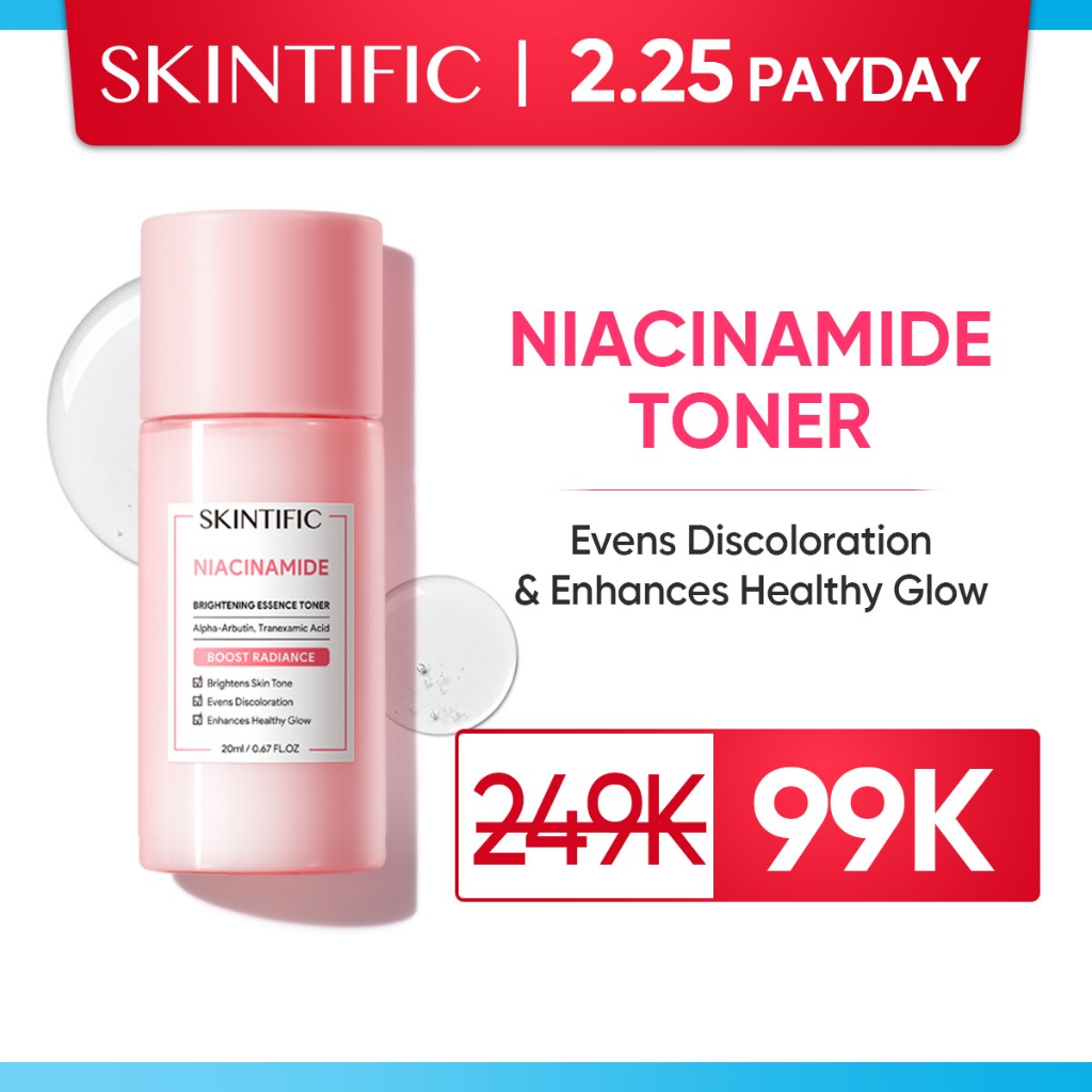 Jual Skintific Toner Niacinamide Calm & Brightening Essence Face ...