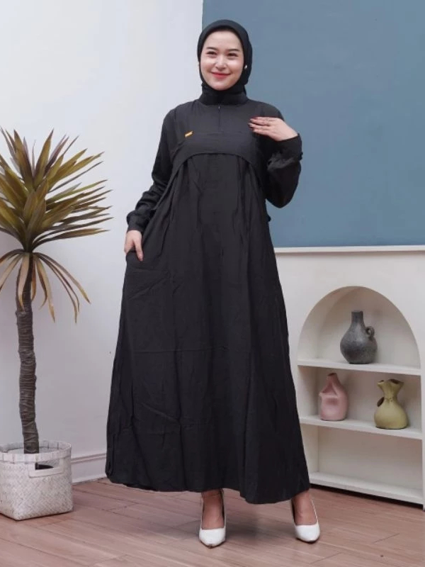 Jual Gamis Isabella Terbaru Bahan Polo Linen Turkish Trend 2024 ...
