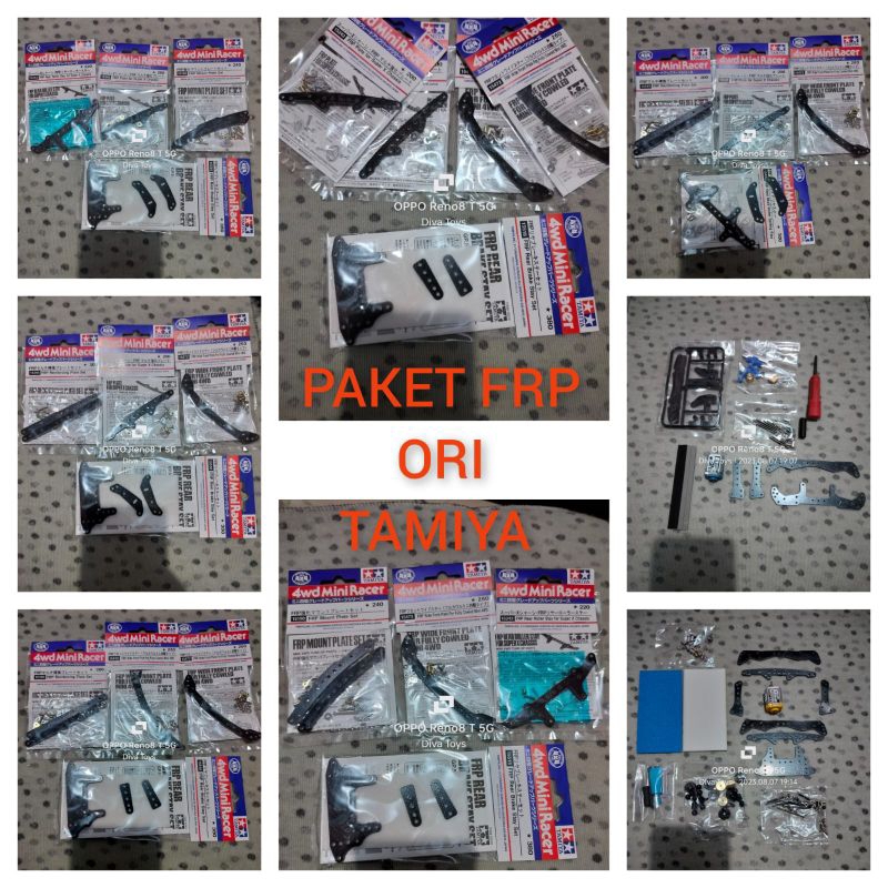Jual Paket Bumper Frp ORI Tamiya Side Damper Bmax Full Original Tamiya ...