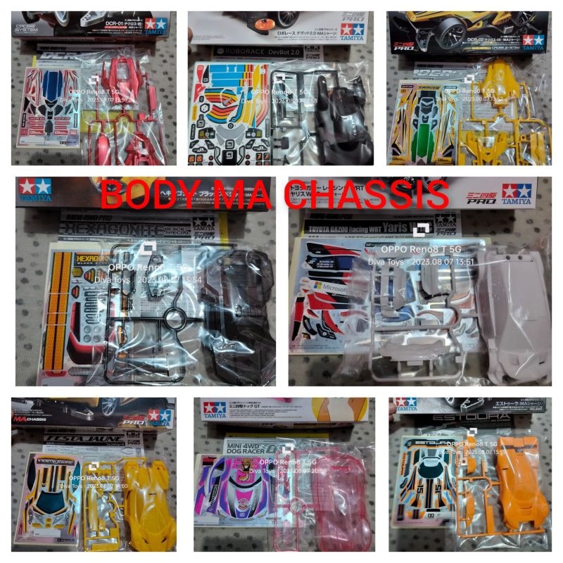 Jual Body MA & MS Chassis + decal original Tamiya ( Ada Pilihan Varian ...