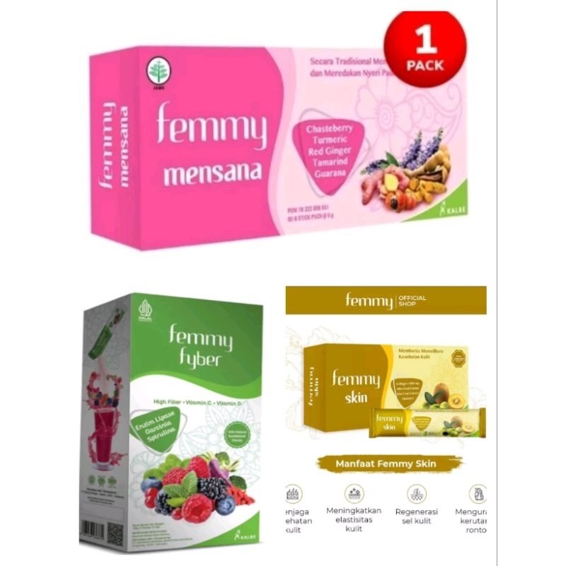Jual Femmy fiber// Femmy Skin// Femmy Mensana//minuman diet berserat ...