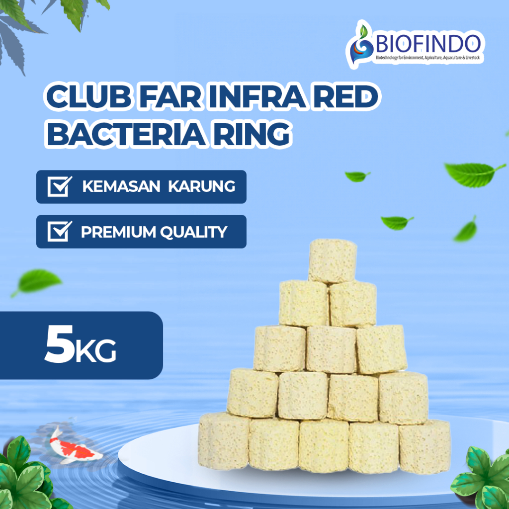 Jual Media Filter Club Far Infrared Bacteria Ring 5 KG - Bacteria House ...