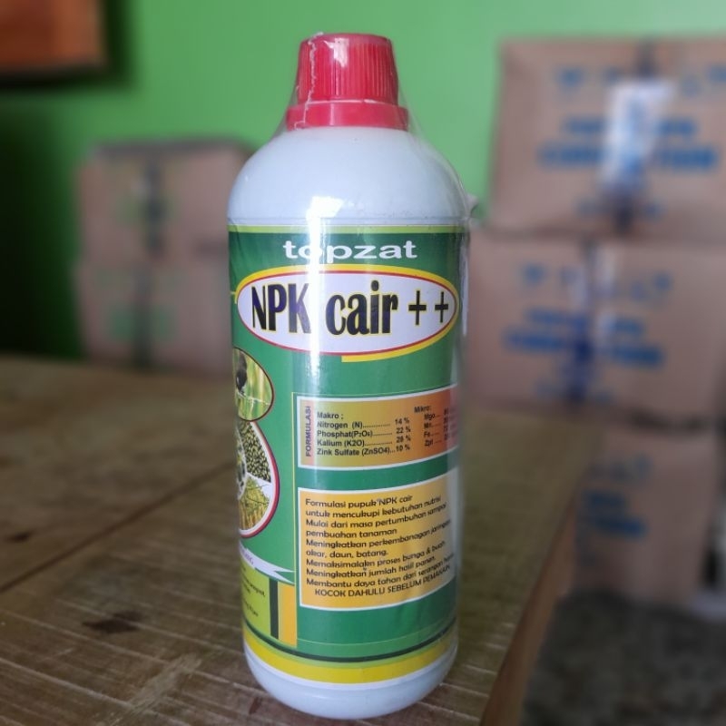 Jual Pupuk NPK CAIR Plus 1 Liter / NPK Cair ++ / Plus ZPT | Shopee Indonesia