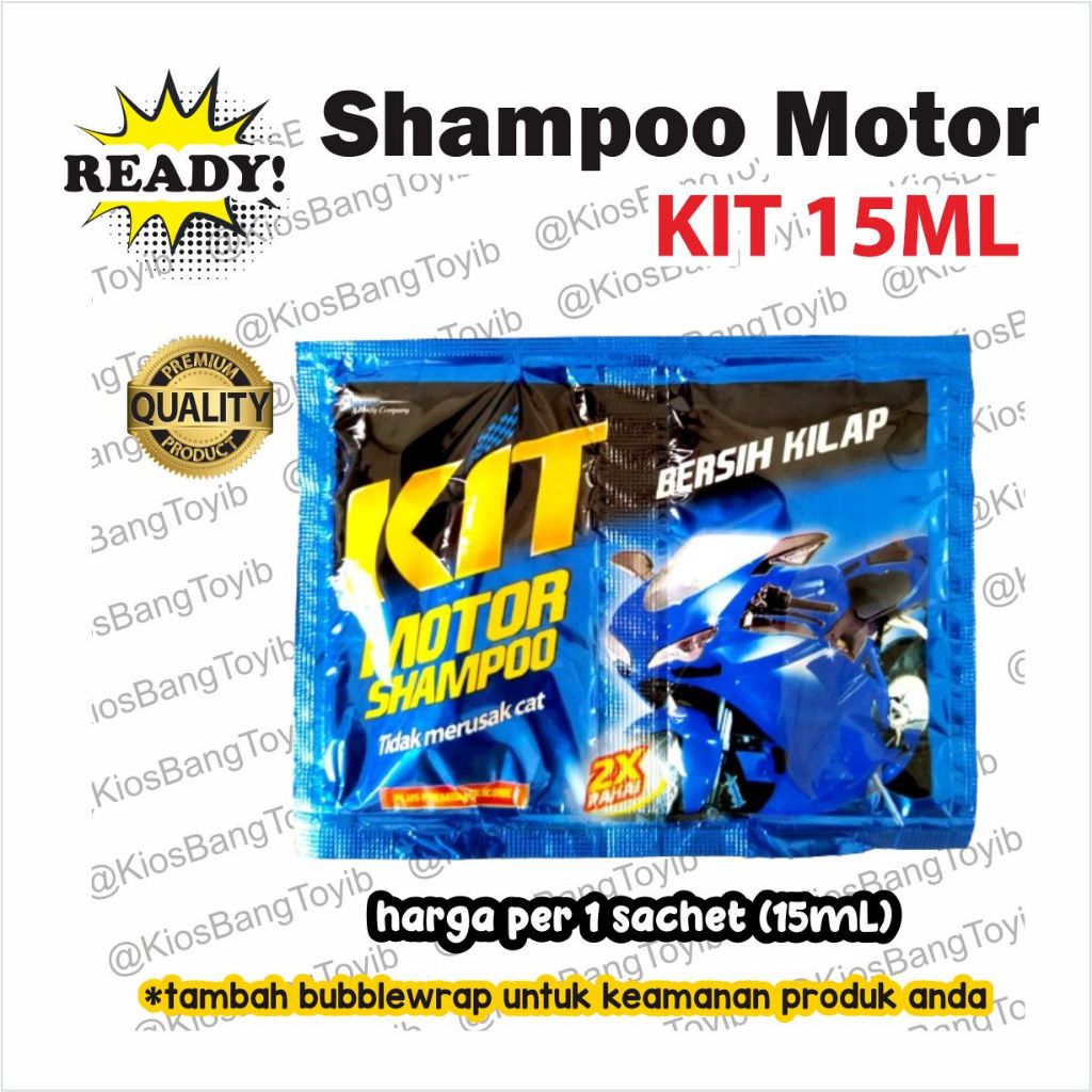 Jual KIT Sabun Shampoo Cuci Motor Silicone Kemasan Sachet 15mL (LIVE ...