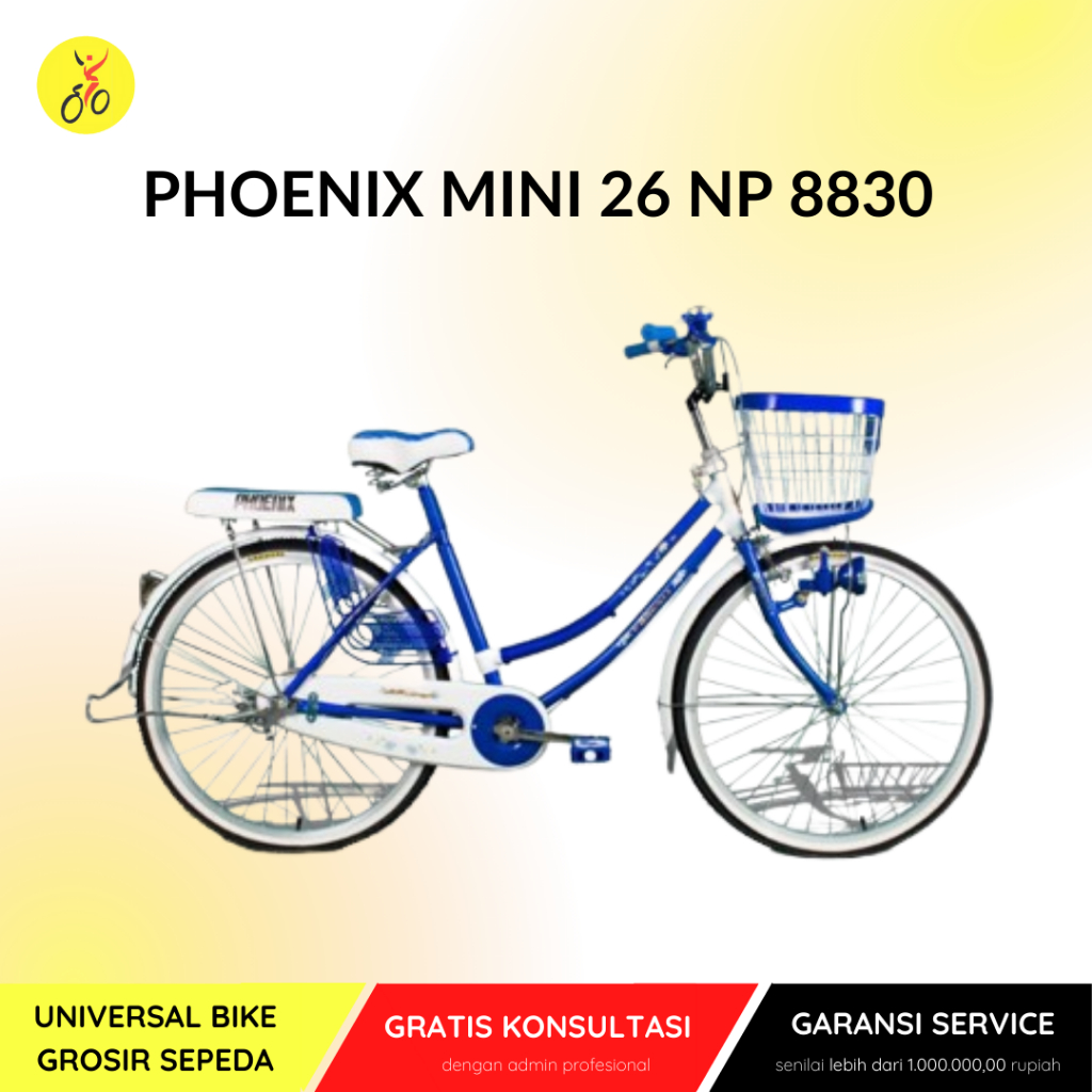 Jual SEPEDA MINI DEWASA UKURAN 26 PHOENIX 8830 | Shopee Indonesia
