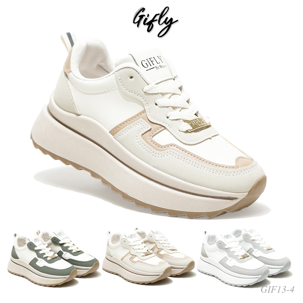 Jual GIFLY Aeri Sepatu Sneakers Wanita Sport Shoes GIF13-4 | Shopee ...