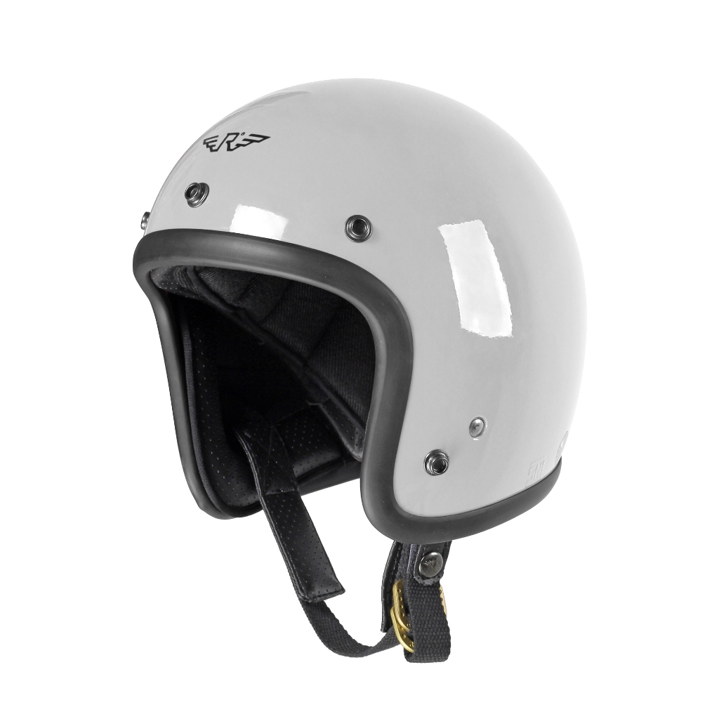 Jual RIMC Slim Helmet 500-Tx Silver Glossy | Helm Slim Retro Klasik SNI ...