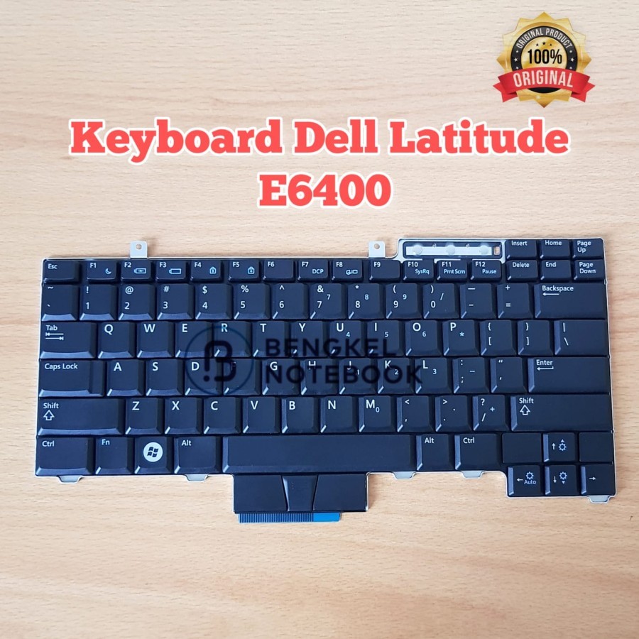 Jual Keyboard Dell Latitude E6400 E6410 E6510 E6500 No Pointer Ada Klik ...