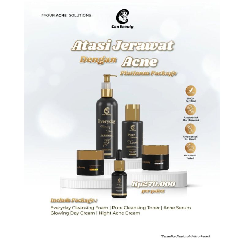 Jual PAKET ACNE PLATINUM | Shopee Indonesia