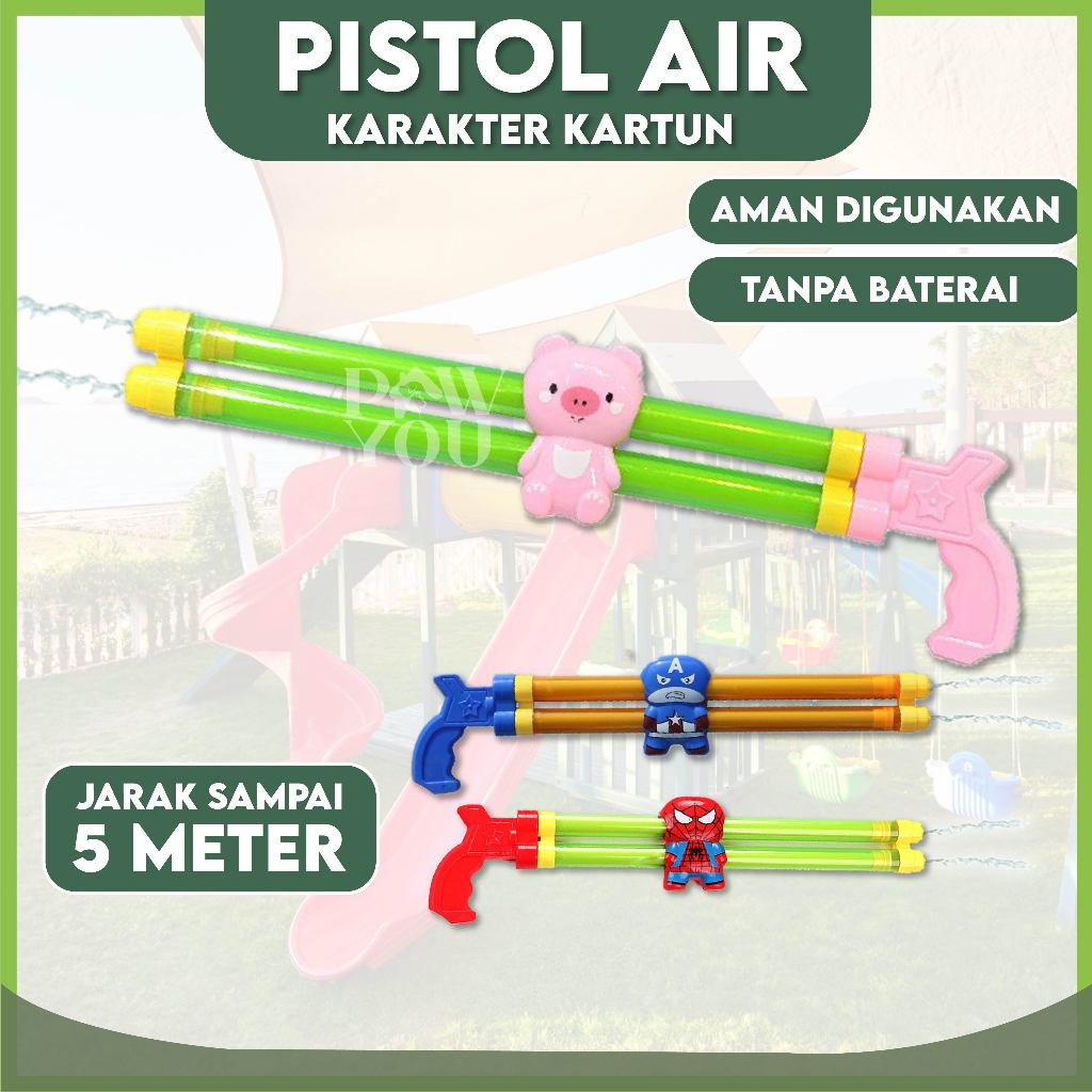 Jual Tembakan Air Manual 200mL Mainan Anak Pistol Karakter Doraemon Hulk Robot Minion | Shopee ...
