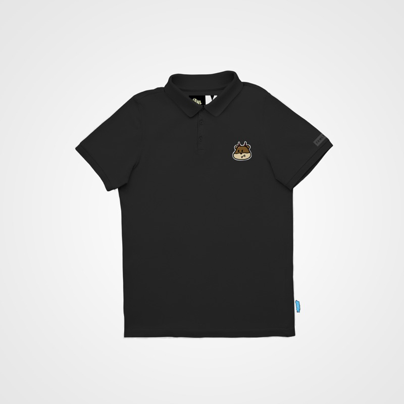Jual FAWLTHREADS - DEVIL OTTER POLO SHIRT // BLACK | Shopee Indonesia