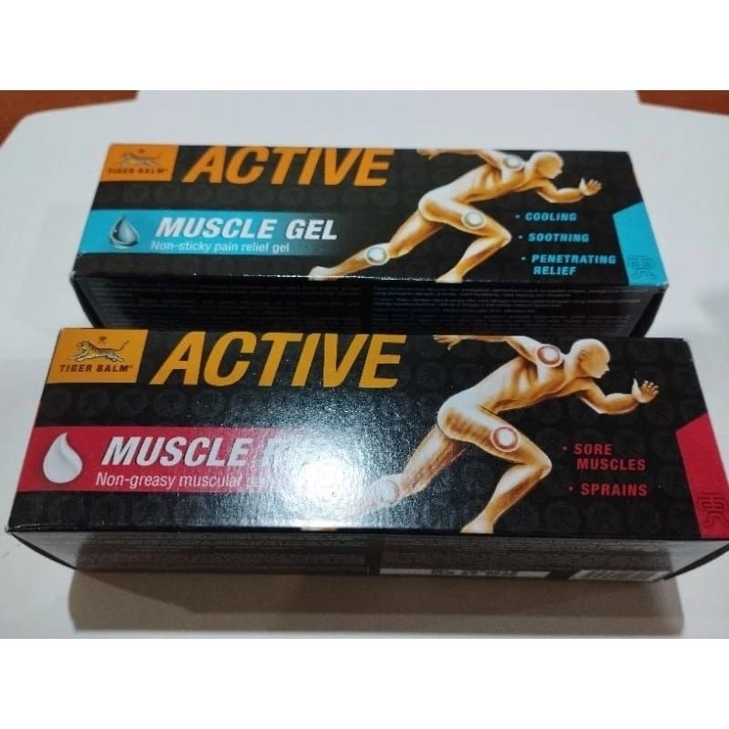 Jual Active Muscle Rub / Gel Tiger Balm 60 Gr Original Malaysia ...