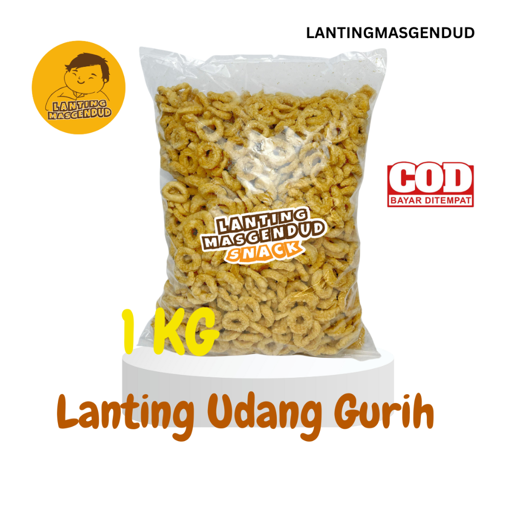 Jual Lanting Udang - Rasa Gurih: Camilan 1 kg Goreng Asin Food | Shopee ...