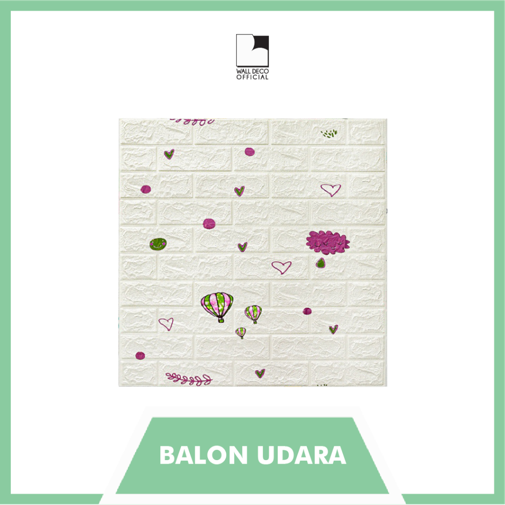 Jual Wall Deco - 70CM*77CM Wallpaper Dinding Kamar Tidur 3D Foam ...