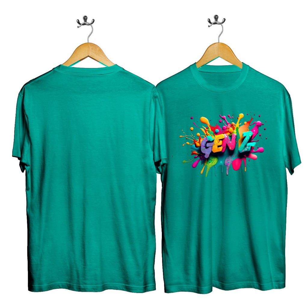 Jual Baju Kaos Printing DTF Tulisan GEN Z | Shopee Indonesia