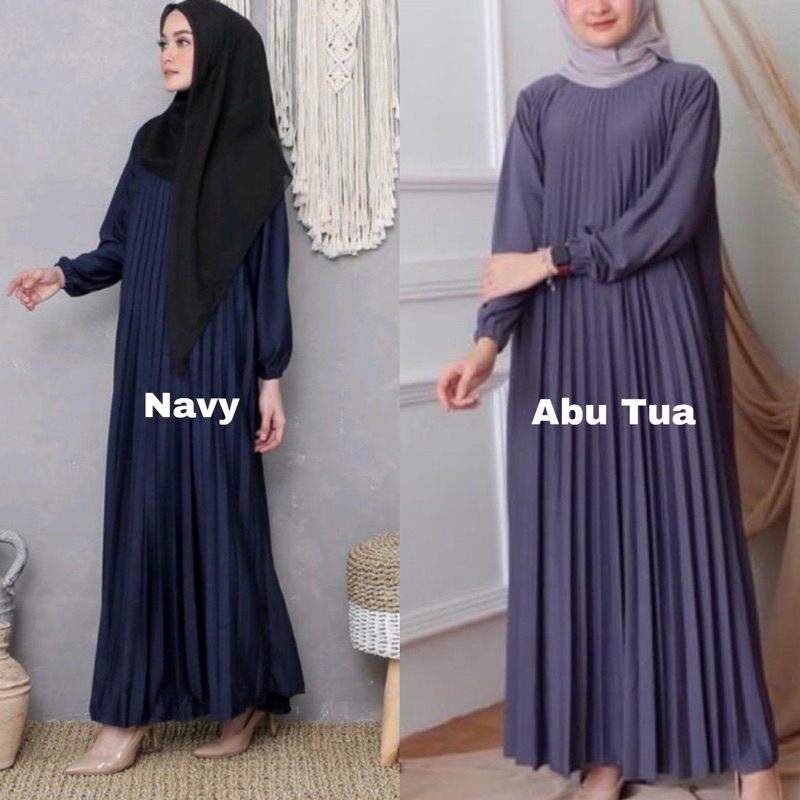 Jual Gamis Plisket Mayung Wanita | Shopee Indonesia