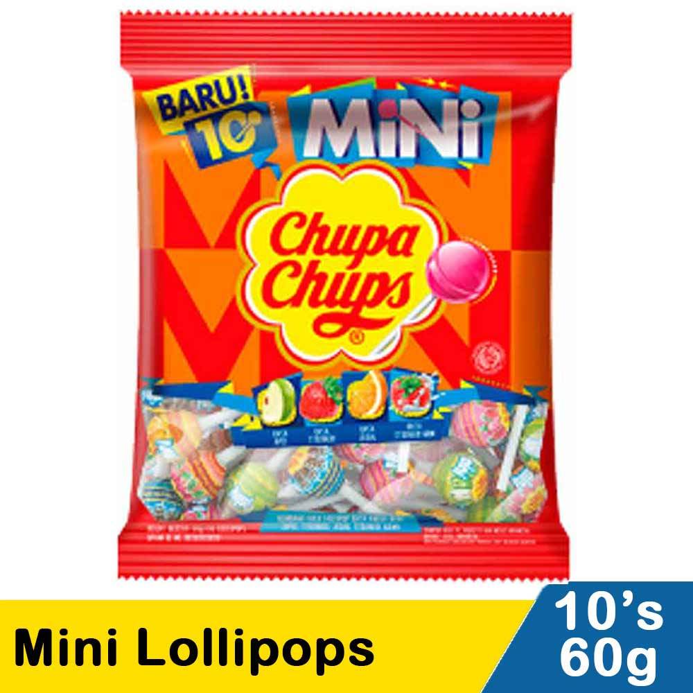 Jual Chupa Chups Mini Lollipops Permen Candy Lolipop 10'S 60G | Shopee ...