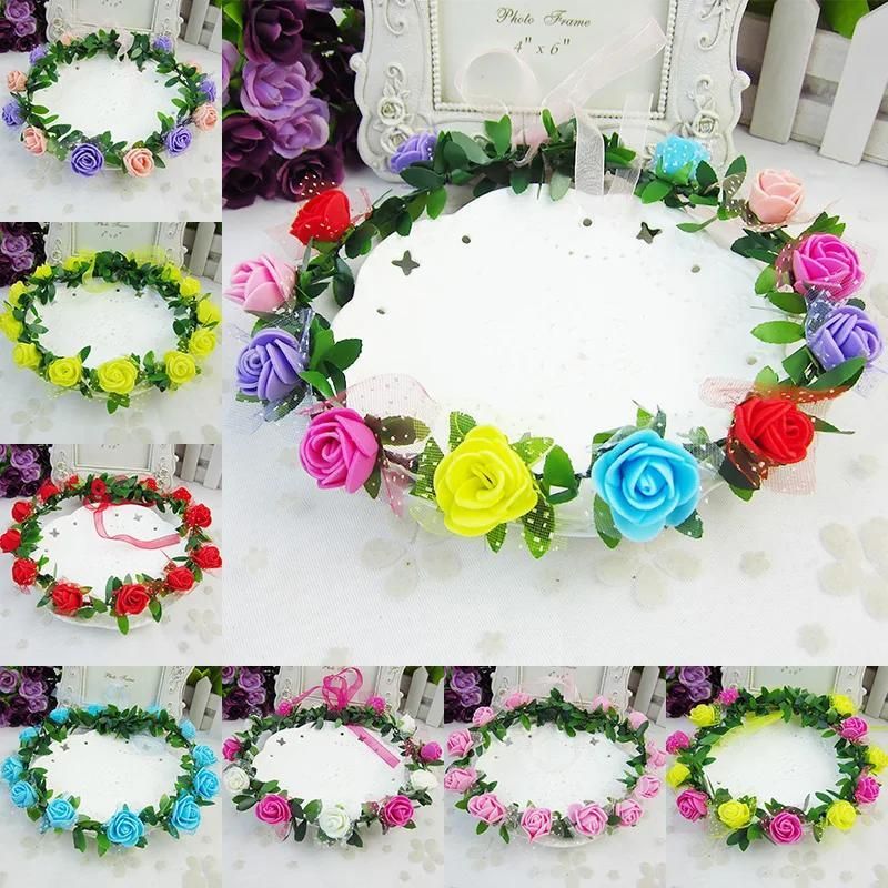 Jual HJ Flower Crown LED Bando Bunga Bandana Bunga Lampu JM | Shopee ...