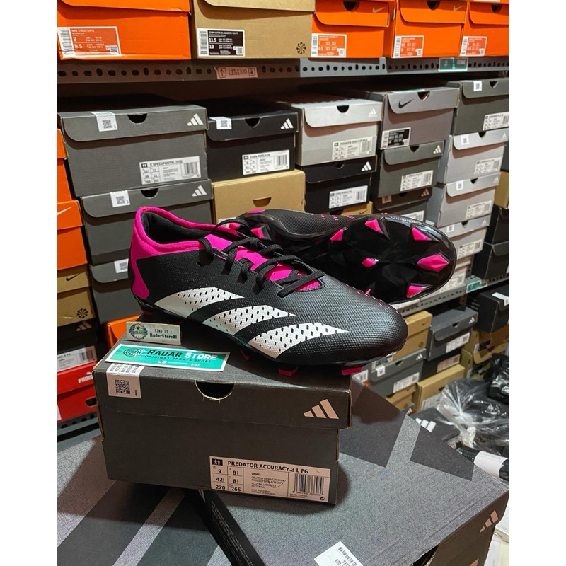Jual Sepatu Bola Adidas Predator Accuracy.3 L FG Black Pink GW4602 ...