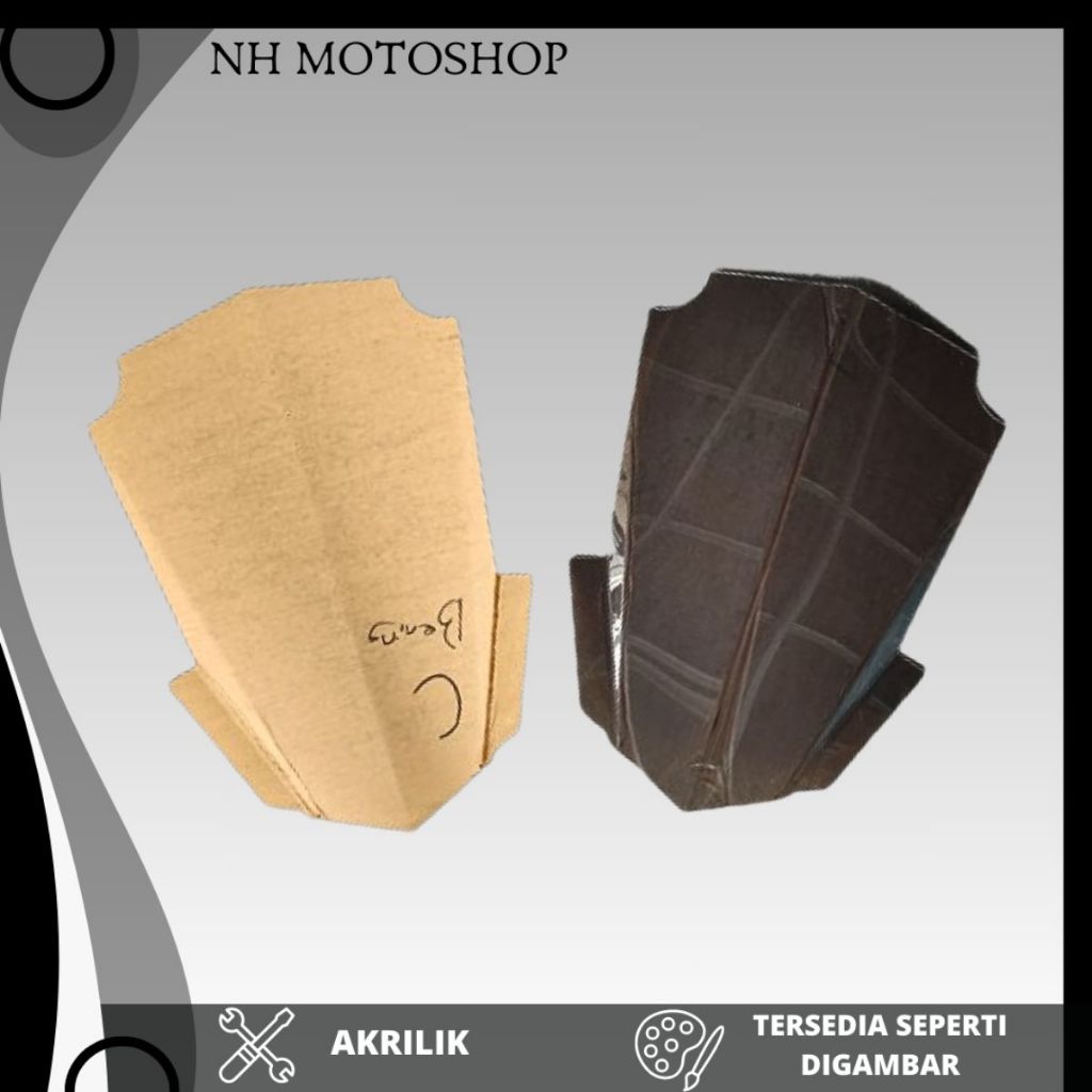 Jual VISOR CUSTOM 50 CM WINDSHIELD CUSTOM 50 CM NVL NVA VIXION NEW CB ...