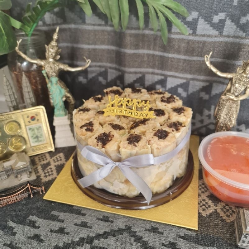 Jual Dimsum Cake Ready Halal Umiyu Birthday Cake | Shopee Indonesia