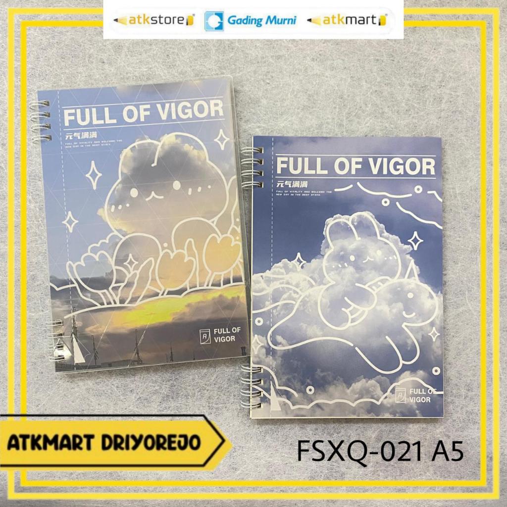 Jual WENGU BUKU SPIRAL A5 FSXQ-021 60LBR - NOTEBOOK - BUKU CATATN ...