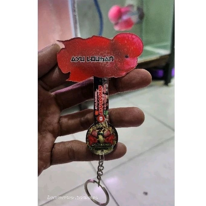 Jual wayang ikan louhan buat untulan ikan | Shopee Indonesia