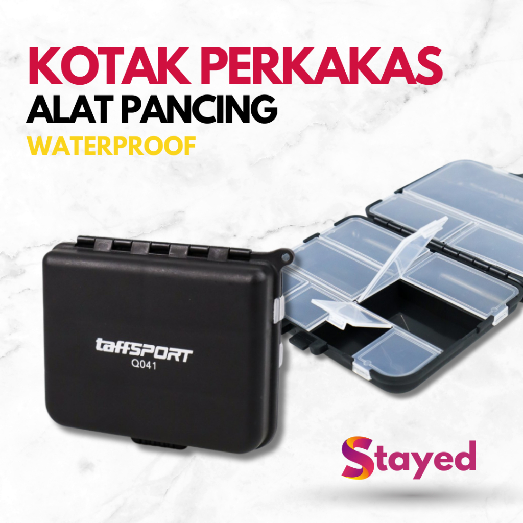 Jual Box Kotak Perkakas Kail Pancing Waterproof Case TAFFWARE A2 | Shopee Indonesia