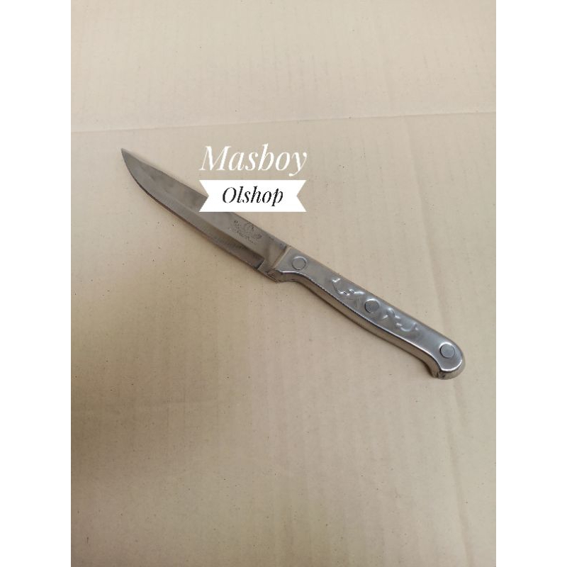 Jual Pisau Dapur Stainless Steel / Pisau Buah Knife Gagang Stainless ...