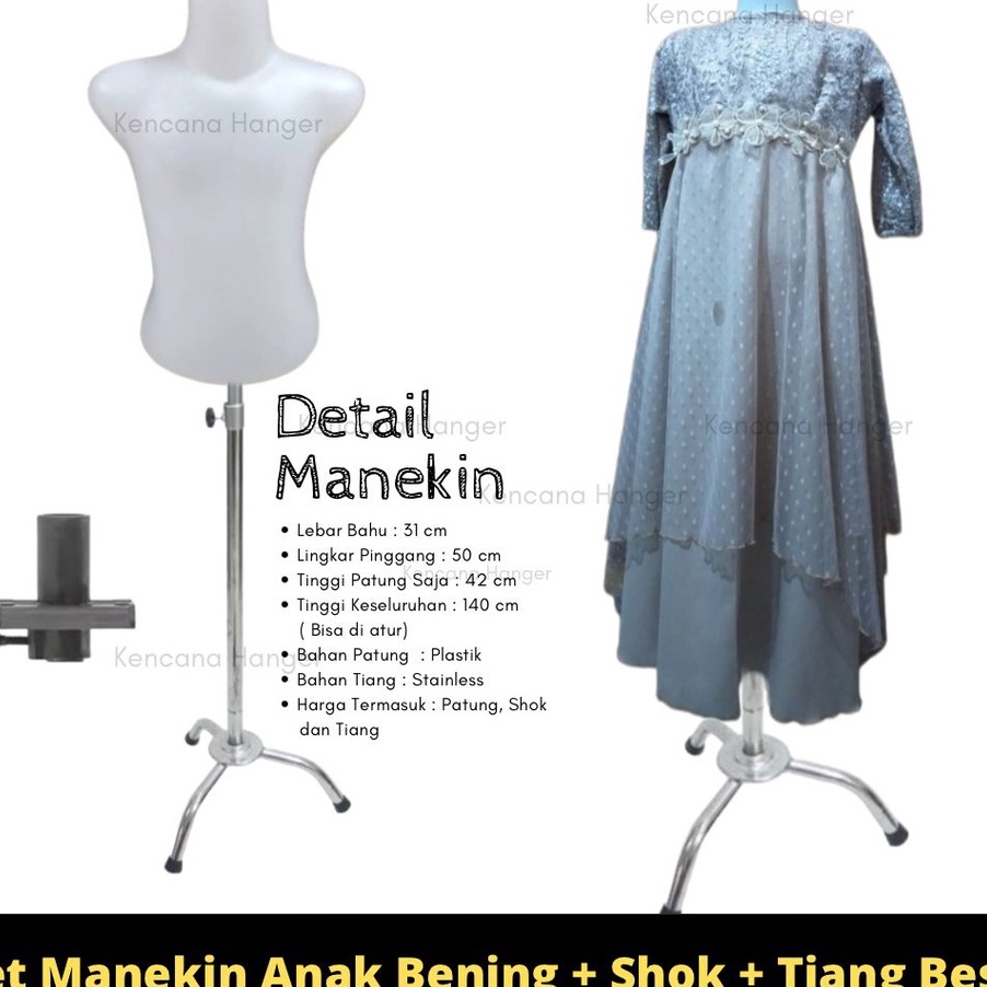 Jual Beli SET Manekin Bodi Anak Bening Kaki Besi Kaki Kayu Sok Patung ...