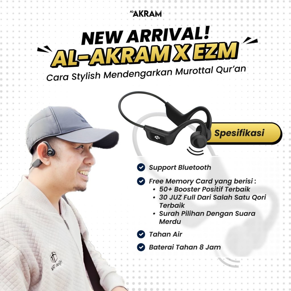 Jual Earphone Headphone Audio Eazy Murottal Murotal AlQuran Al-Quran ...
