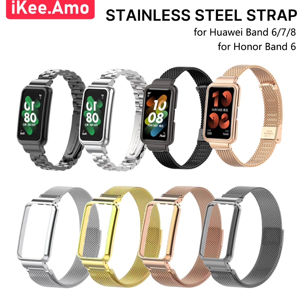 Jual ART R36X 2in1 Stainless Steel Strap for Huawei Band 876 Honor Band ...