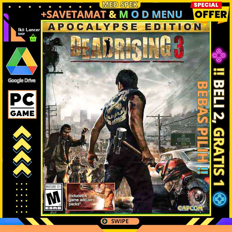 Jual Dead Rising 3 Apocalypse Edition - PC LAPTOP GAMES - CARA INSTALL MUDAH! | Shopee Indonesia