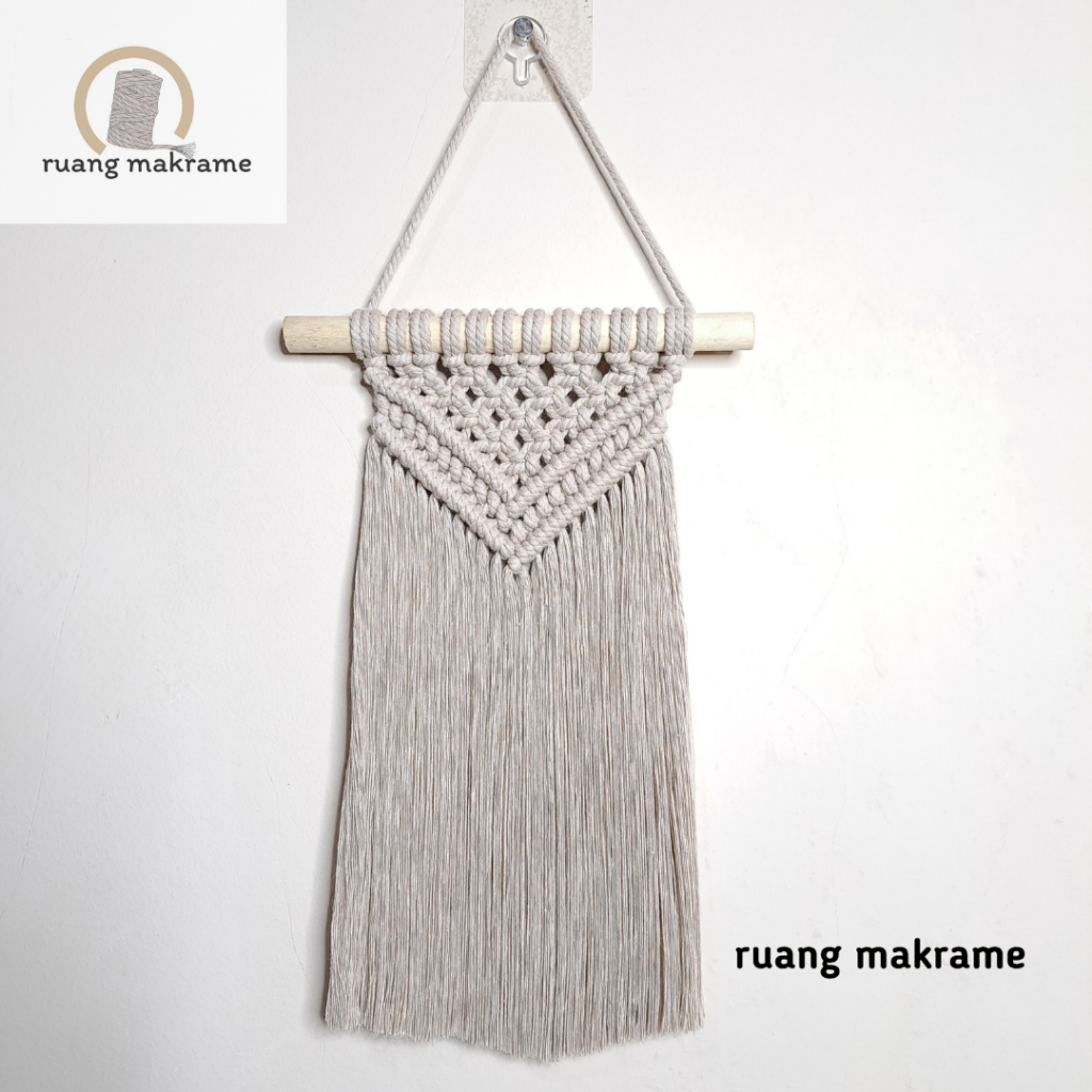 Jual macrame wall hanging mini hiasan dinding kamar makrame gantungan ...