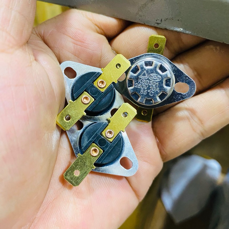 Jual Thermostat Bimetal / Fuse / Thermoswitch / Thermofuse DISPENSER semua derajat pilih varian ...