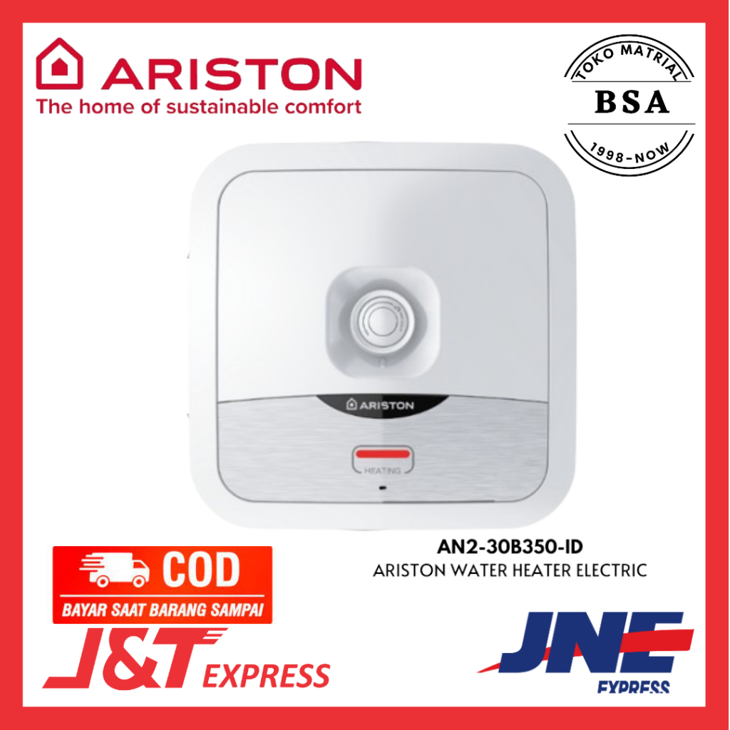 Jual Water Heater ARISTON AN2 30B 350 ID KAPASITAS 30 LITER | Shopee ...