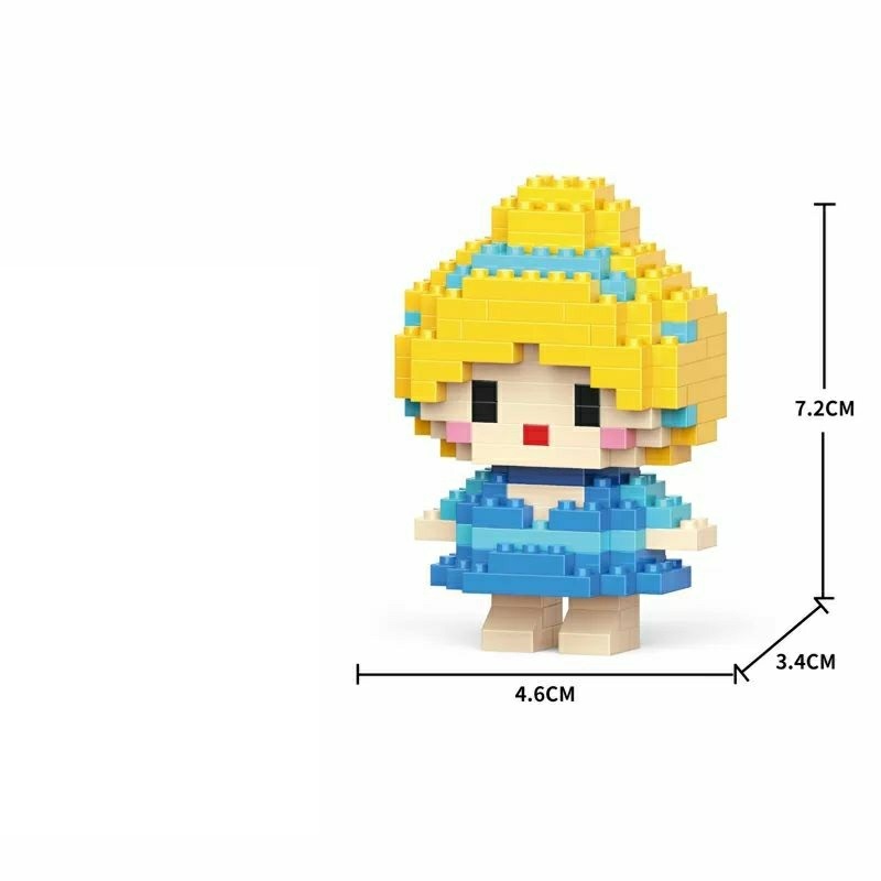 Jual CLAIYDREAM Bricks Mini Building Block Nano Block Model Karakter ...