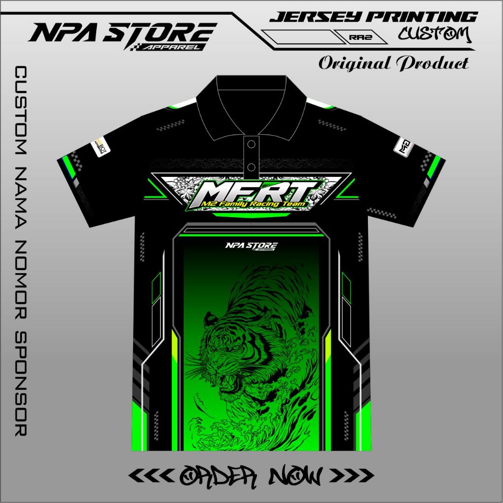 Jual JERSEY RACING KERAH CUSTOM BEBAS REQUEST FULL PRINTING CUSTOM NAMA ...