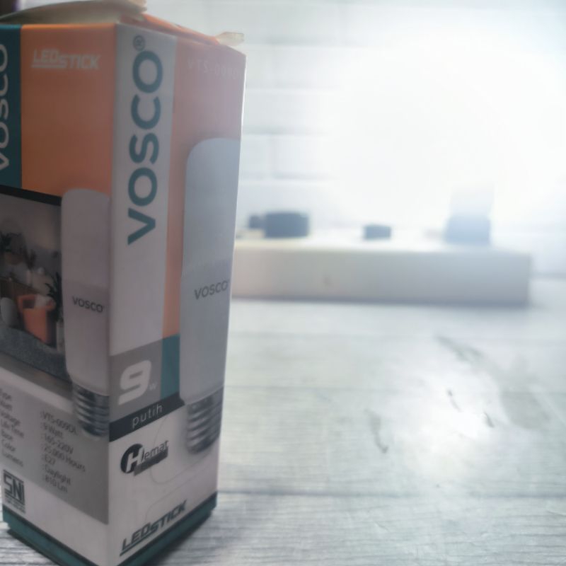 Jual VOSCO LAMPU LED STICK 9W 9 WATT CAHAYA PUTIH SNI GARANSI 1 TAHUN BAGUS KUALITAS TERJAMIN ...