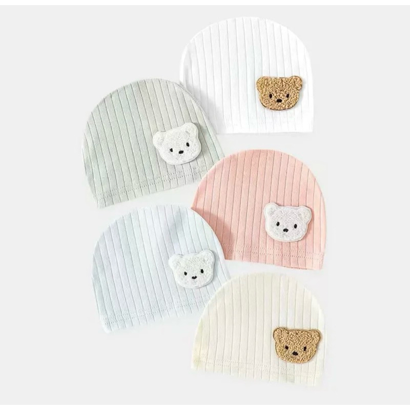Jual topi baby / topi bayi bear korea | Shopee Indonesia