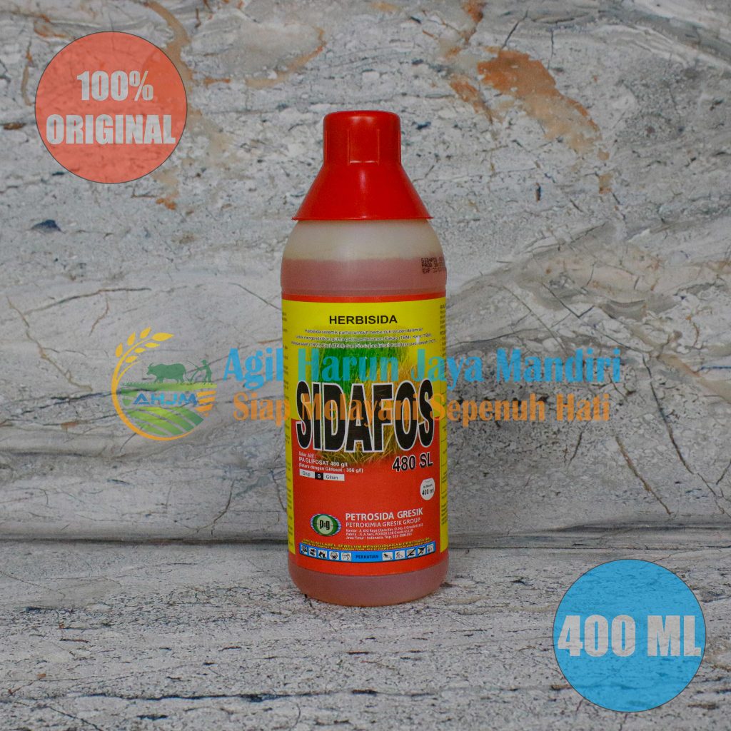 Jual SIDAFOS 480 SL 400 ML Herbisida Sistemik Obat Pembasmi Rumput Liar ...