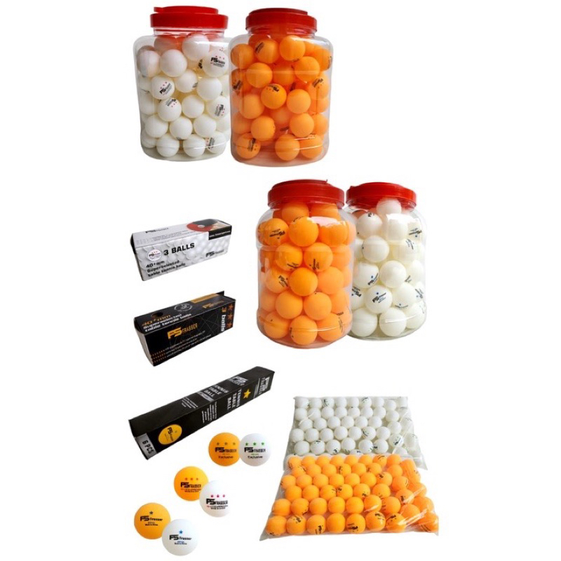 Jual (isi 5 pcs )Frasser Bola Pingpong Tenis Meja Toples Mega Sale | Shopee Indonesia