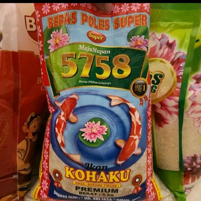 Jual Beras Premium Kohaku 5kg | Shopee Indonesia