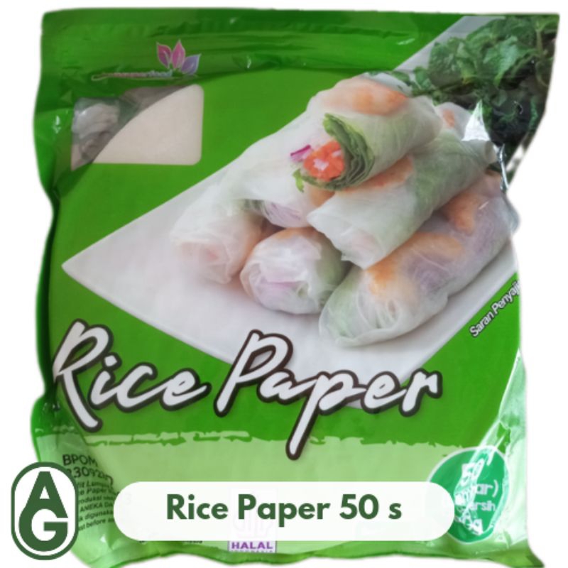 Jual Rice Paper 50 Lembar / Rice Paper Bulat / Banh Trang / Kulit ...