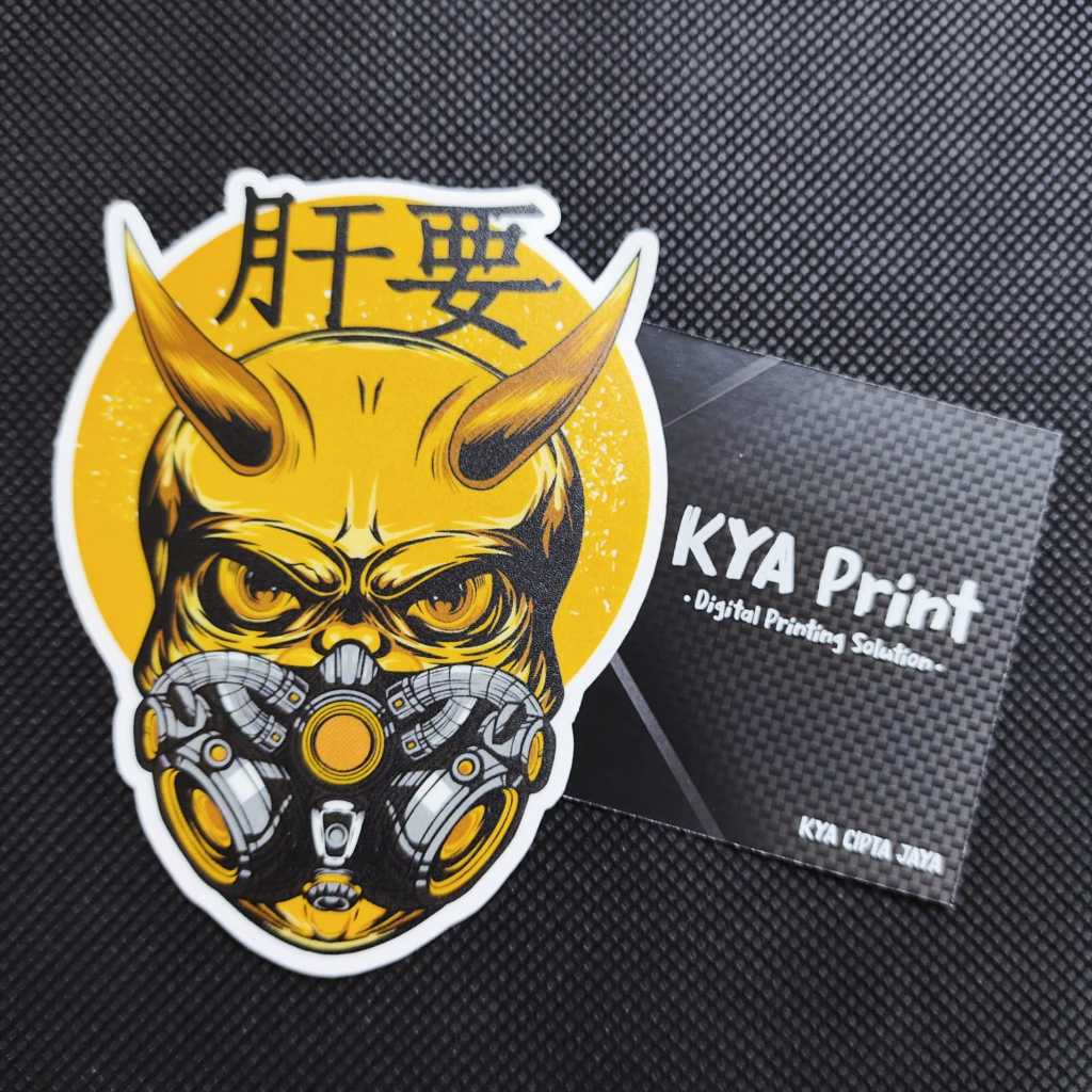 Jual Premium Sticker Modern Mecha Oni Mask | Shopee Indonesia