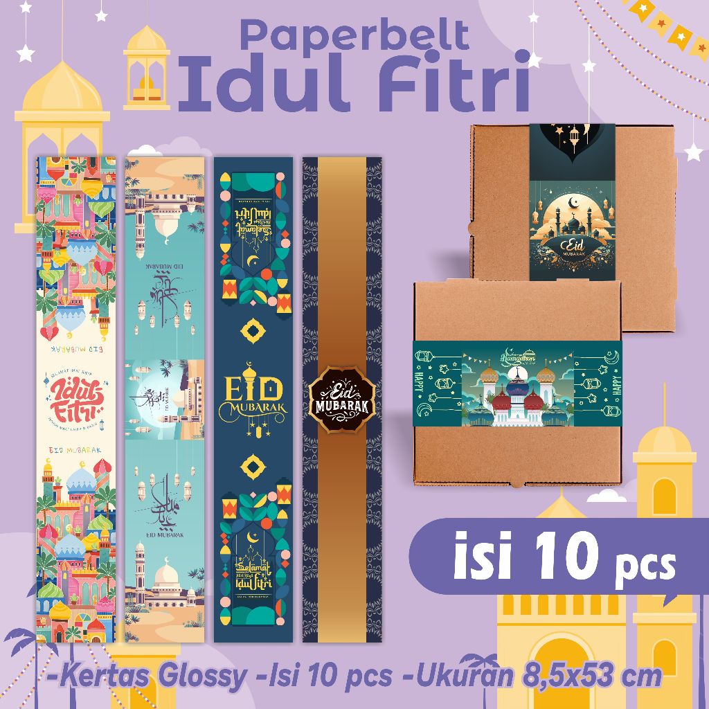 Jual Paperbelt idul fitri - paper belt lebaran - Paper Sleeve eid ...