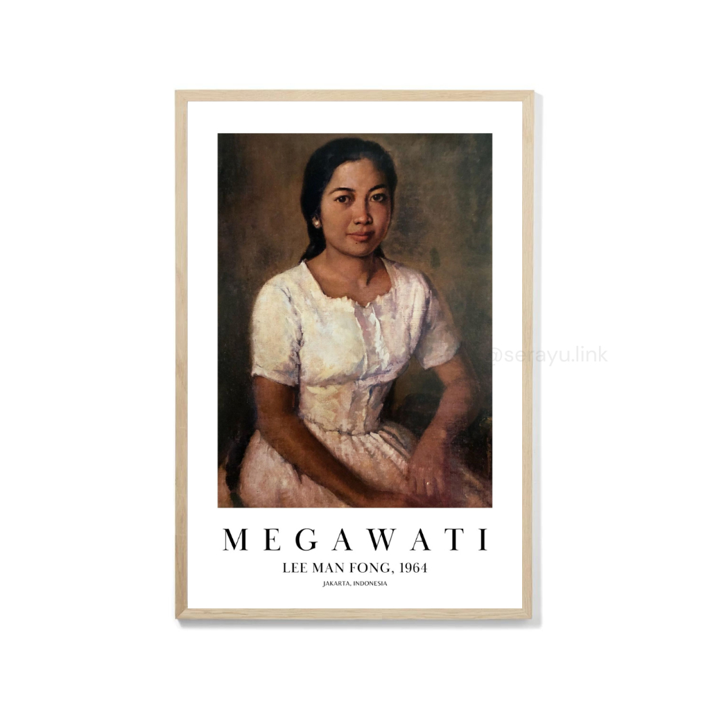 Jual Lukisan Cetak "Megawati - Lee Man Fong" Art Print Poster ...